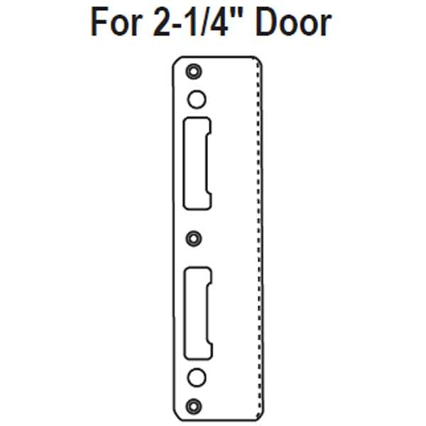 Matte Black Powder Coat Latch and Deadbolt Strike 2014801 – Golden ...
