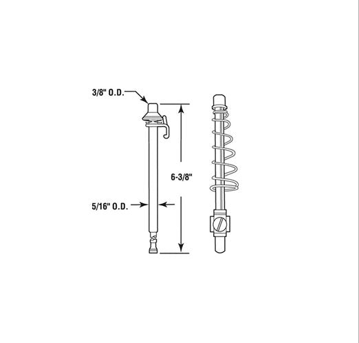 Slimfold Pivot Rod Assembly, Metal Bi-Fold Door - 26556 – Golden Locks ...