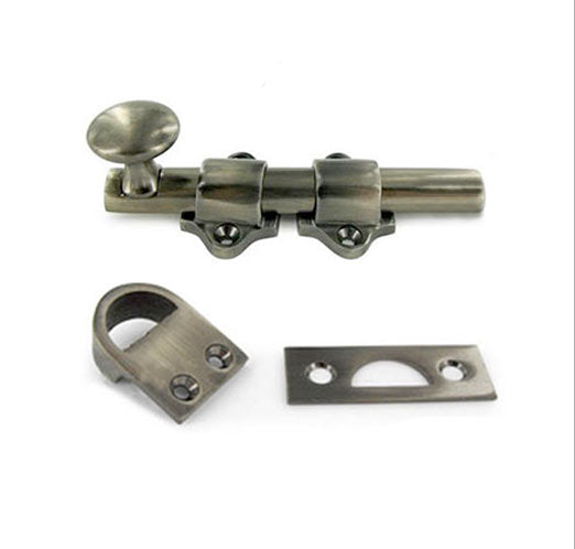 4" Dutch Door Bolt, Heavy Duty, Solid Brass - 362330 – Golden Locks Inc