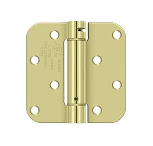 Spring Hinge 4 X 4 X 5/8 Radius Corner, Benchmark Screw Hole Pattern ...