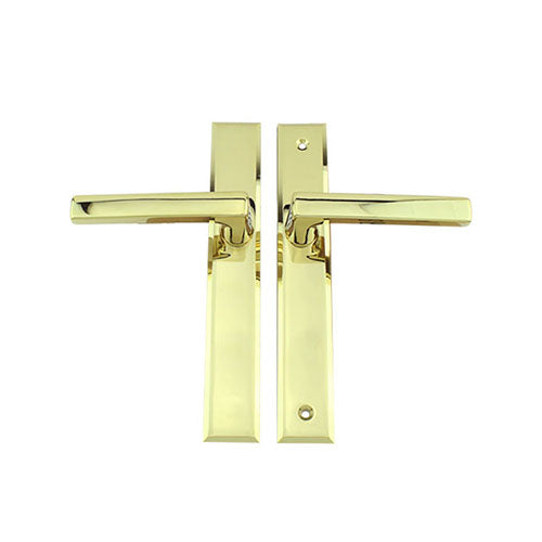 HOPPE MULTIPOINT LOCK HANDLESET - NO KEY NO THUMBTURN, M1643 / 2161N S ...