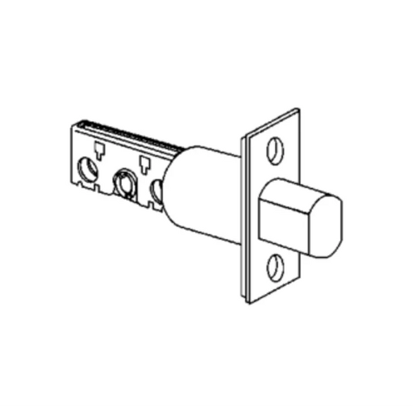 Schlage 2 3/8" Replacement Deadbolt with Square Corner 1 1/8" x 2 1/4 ...