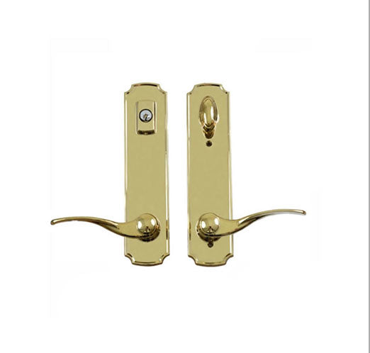 W&F 1200 SERIES LOCK 5-1/2 C-C, 2" BACKSET - POLISHED BRASS - 40058 ...