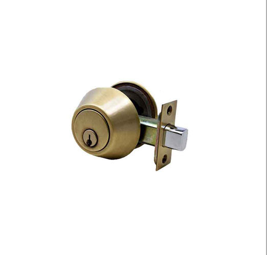 Deadbolt, 2 Inch Backset, Double Cylinder - Antique Brass - 40510-Dc-A ...