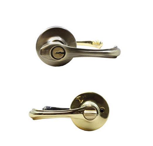 KWIKSET 405DNL-5X3 DORIAN ENTRY LOCK SPLIT FINISH - 405DNL-5x3 – Golden ...