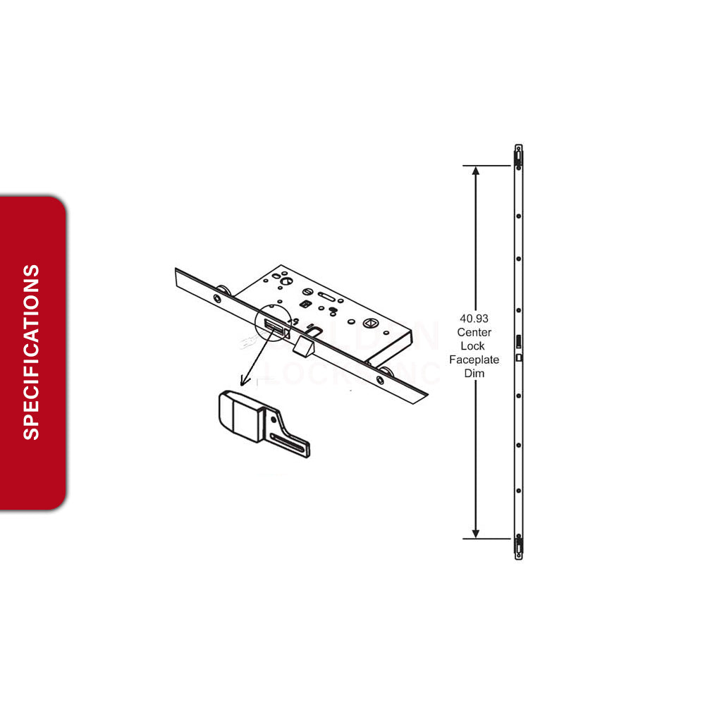 XP-25 Sentinel Multipoint Lock 56-100 – Golden Locks Inc