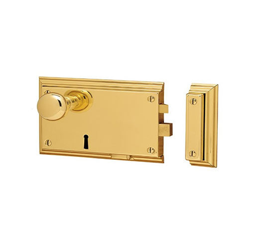 Baldwin 5636 Beveled Rim Lock - Entrance – Golden Locks Inc