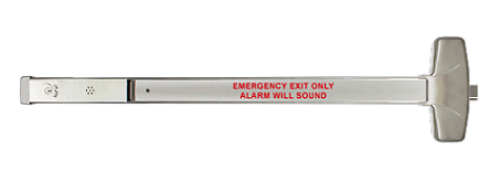 Cal-Royal NALRM6600 / FNALRM6600 Rim Push Bar Alarm Exit Device ...