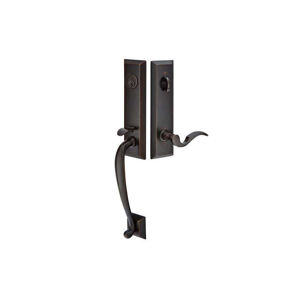 Emtek Adams Entrance Handleset – Golden Locks Inc