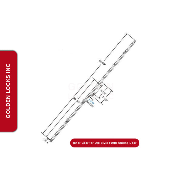 Fuhr Sliding Door Multipoint Lock 850-8785515 – Golden Locks Inc