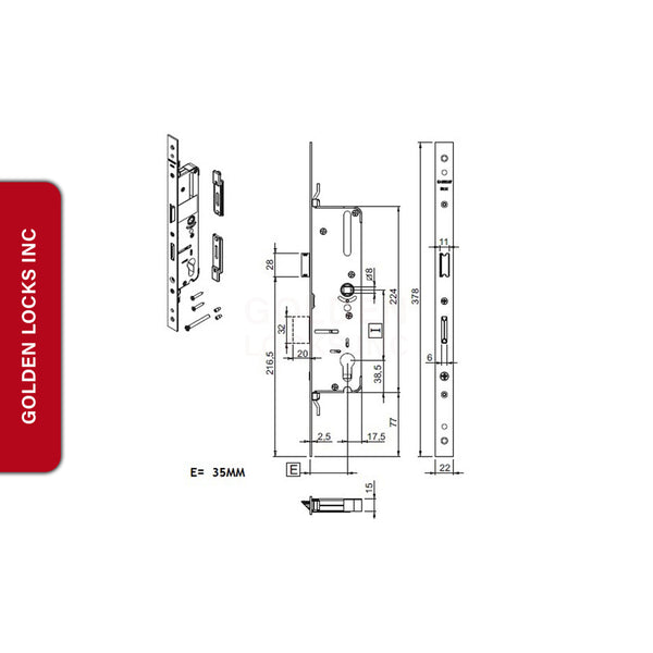 Giesse Gear 856-10021 – Golden Locks Inc