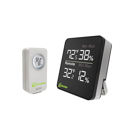 Lockdown Wireless Digital Hygrometer Wireless Safe Sensor – Golden ...