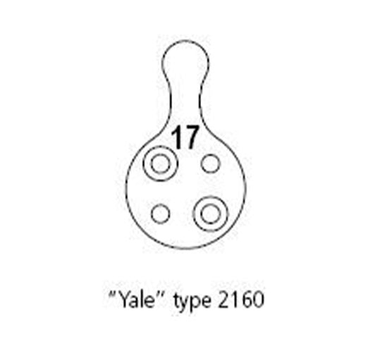 #17 Yale 2160 type Cam – Golden Locks Inc
