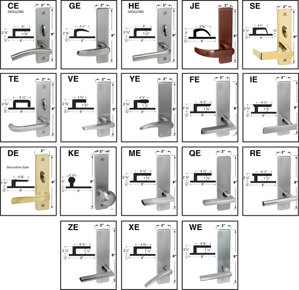 Cal-Royal SC Series, Extra Heavy Duty Mortise Locks with Clutch, Grade ...