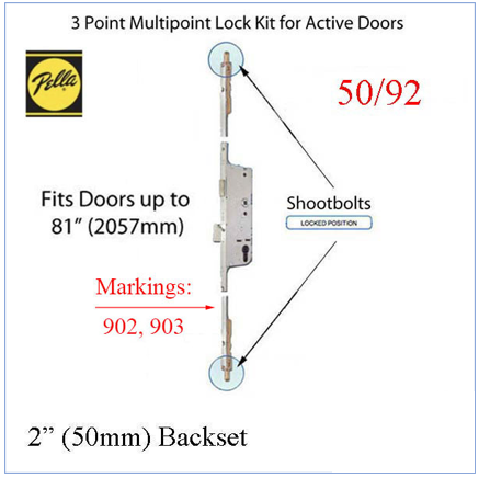 Pella Multipoint Lock Hardware – Golden Locks Inc