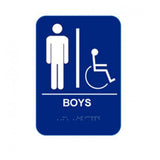 Cal-Royal BOYH68 Boys Handicap with Braille Pictogram Text 6" x 8" Sig ...