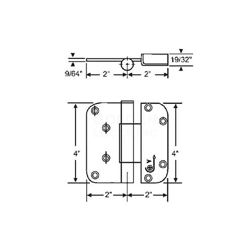 Millennium Set Hinge 8754819 – Golden Locks Inc