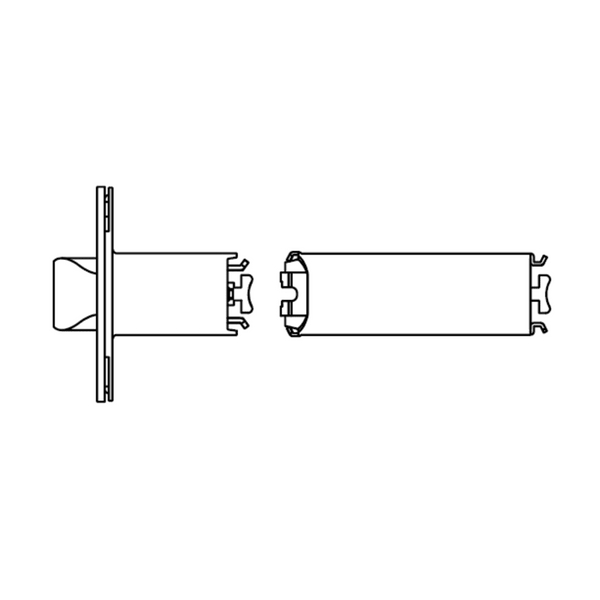 Schlage 5" Backset Extension Link for 2 3/4" Backset Latches – Golden ...